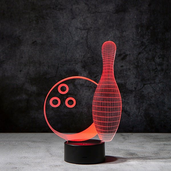 Bowling 3D LED Night Lamp