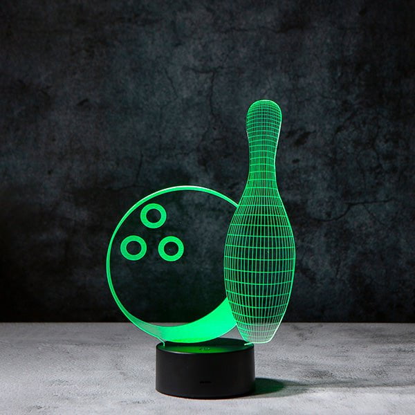 Bowling 3D LED Night Lamp