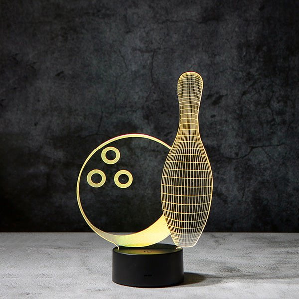 Bowling 3D LED Night Lamp