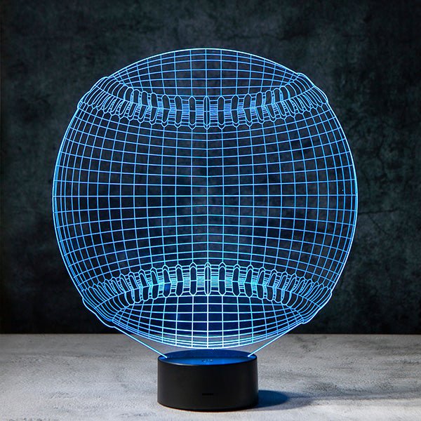 Baseball (Softball) 3D LED Night Lamp