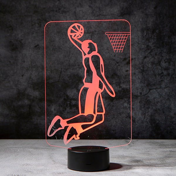 Basketball Player 3D LED Night Lamp