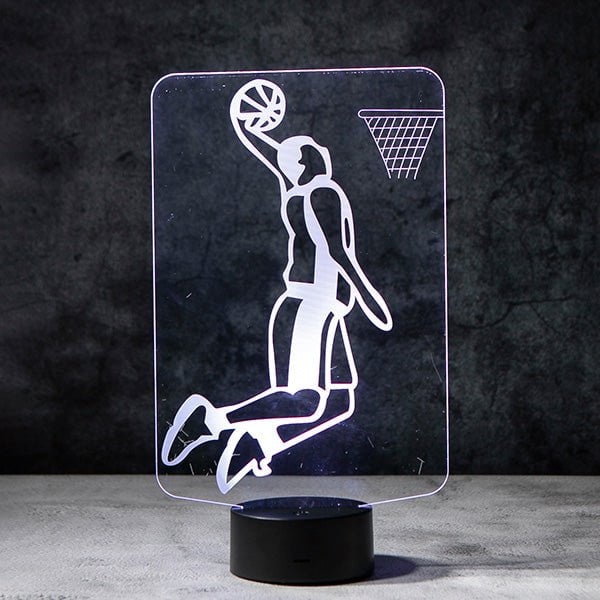 Basketball Player 3D LED Night Lamp