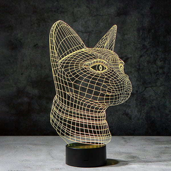 Cat 3D LED Night Lamp