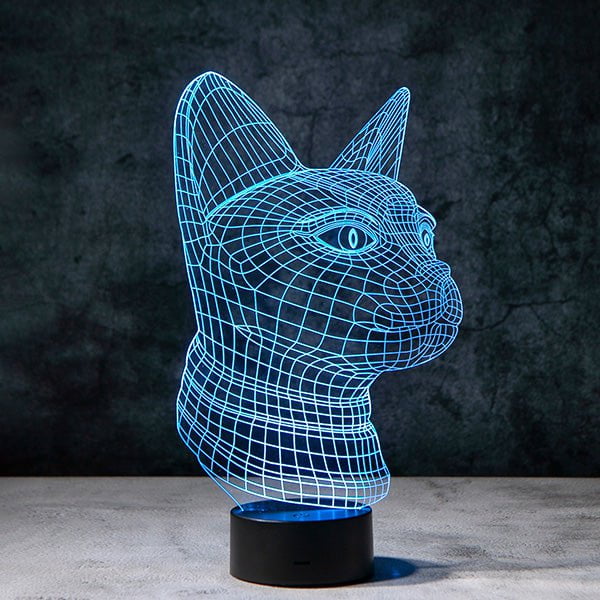 Cat 3D LED Night Lamp