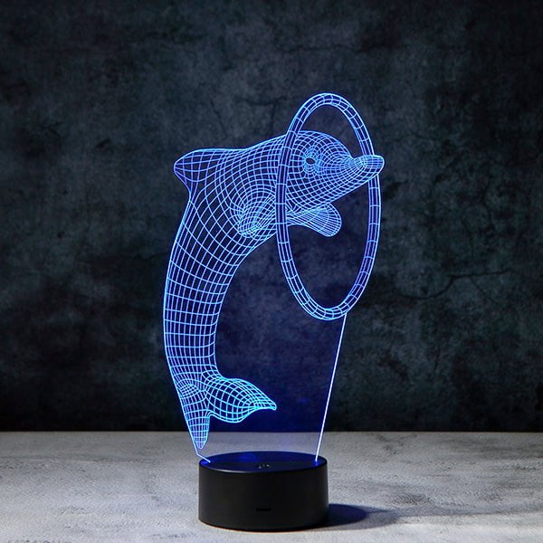 Dolphin 3D LED Night Lamp