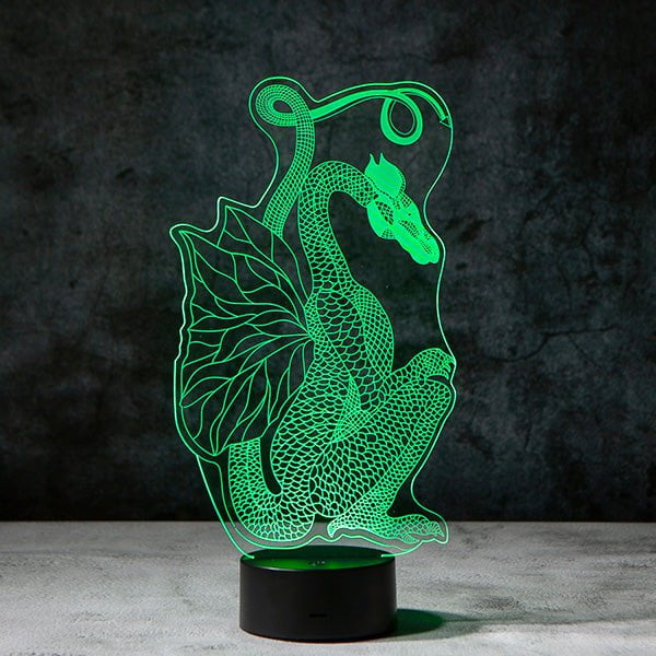 Dragon 3D LED Night Lamp